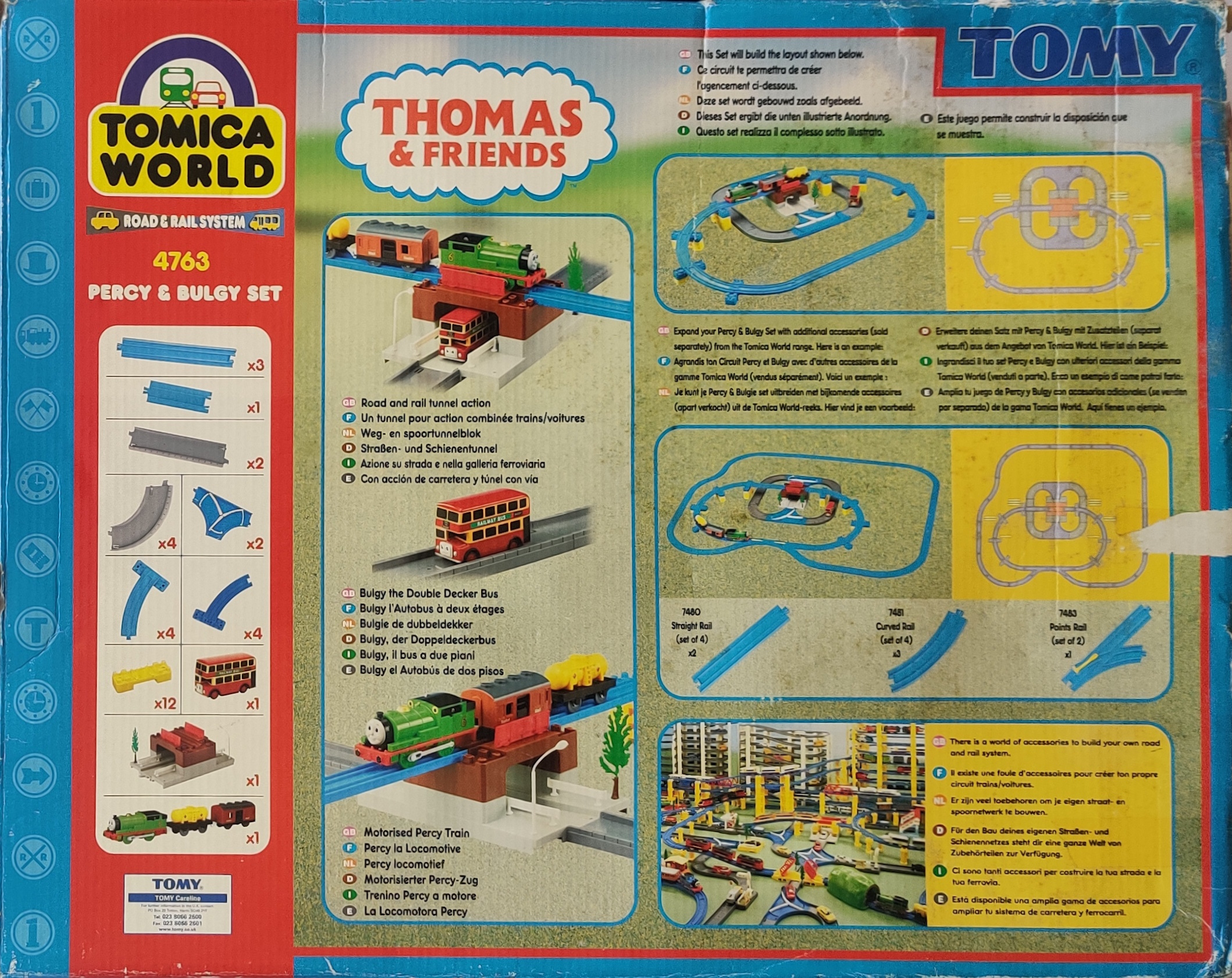 Tomica World Percy and Bulgy Set